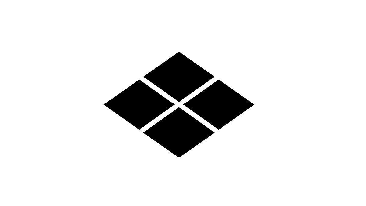 Yotsu-bishi – Japanese Family Crest (Kamon) | Shodocafe7557 Tokyo